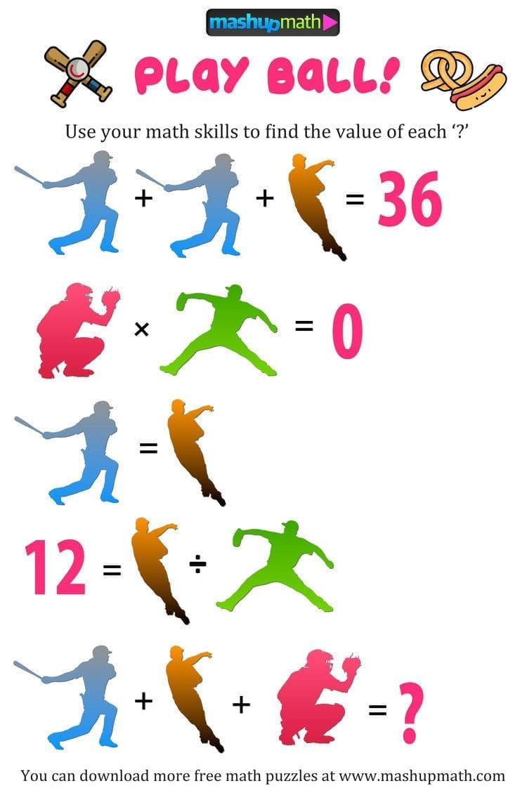Using Baseball to Teach Math - Stress Free Math for Kids