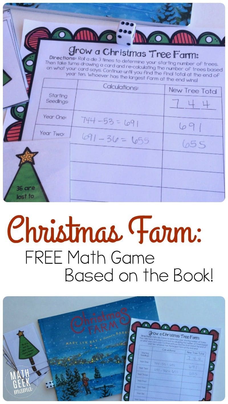 Free Christmas Math Activities - Stress Free Math for Kids