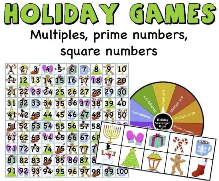 Free Christmas Math Activities - Stress Free Math for Kids