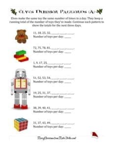 Free Christmas Math Activities - Stress Free Math for Kids